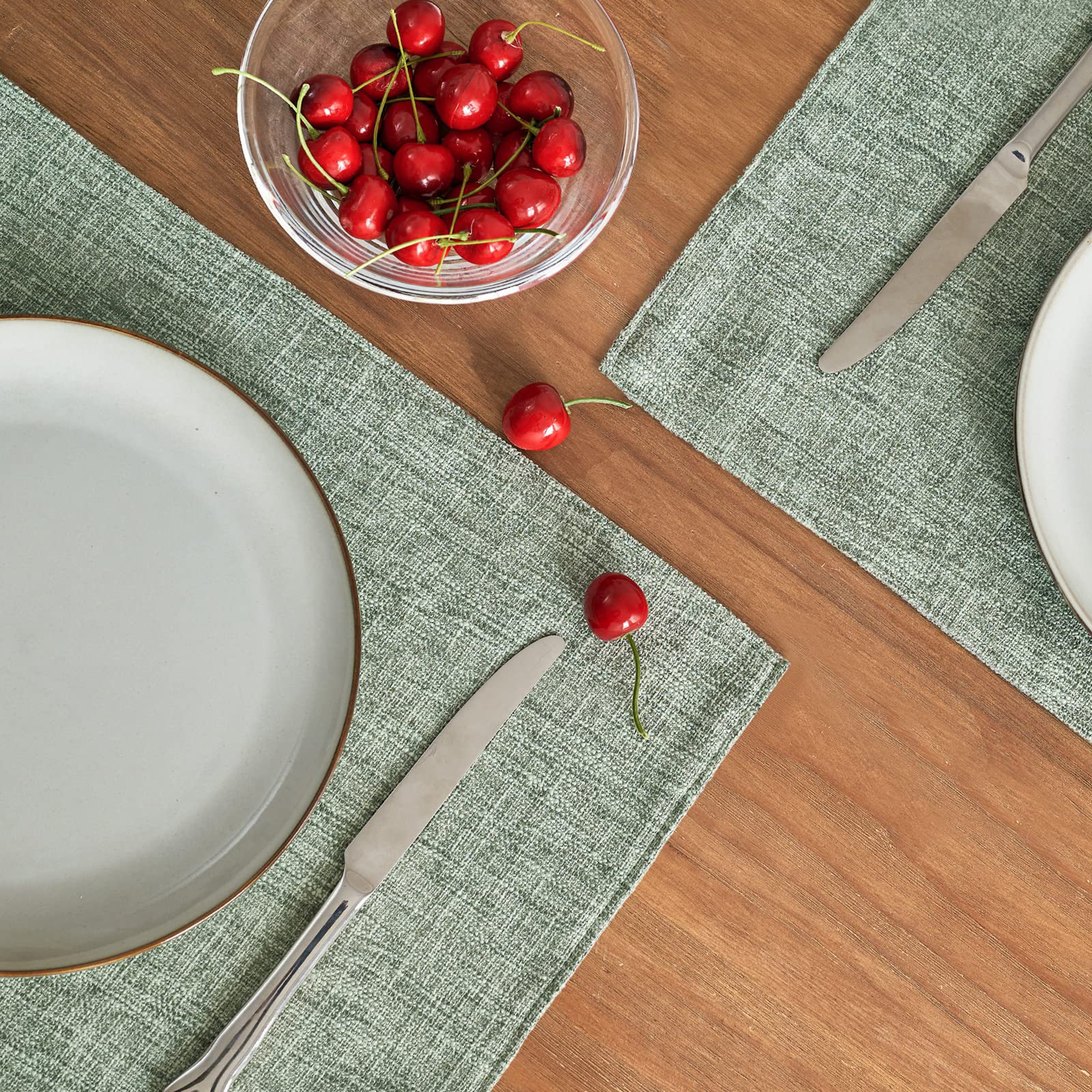 EDGAR'S FURNITURE MANUFACTURING INC Cloth Placemats, Place Mats Burlap ...