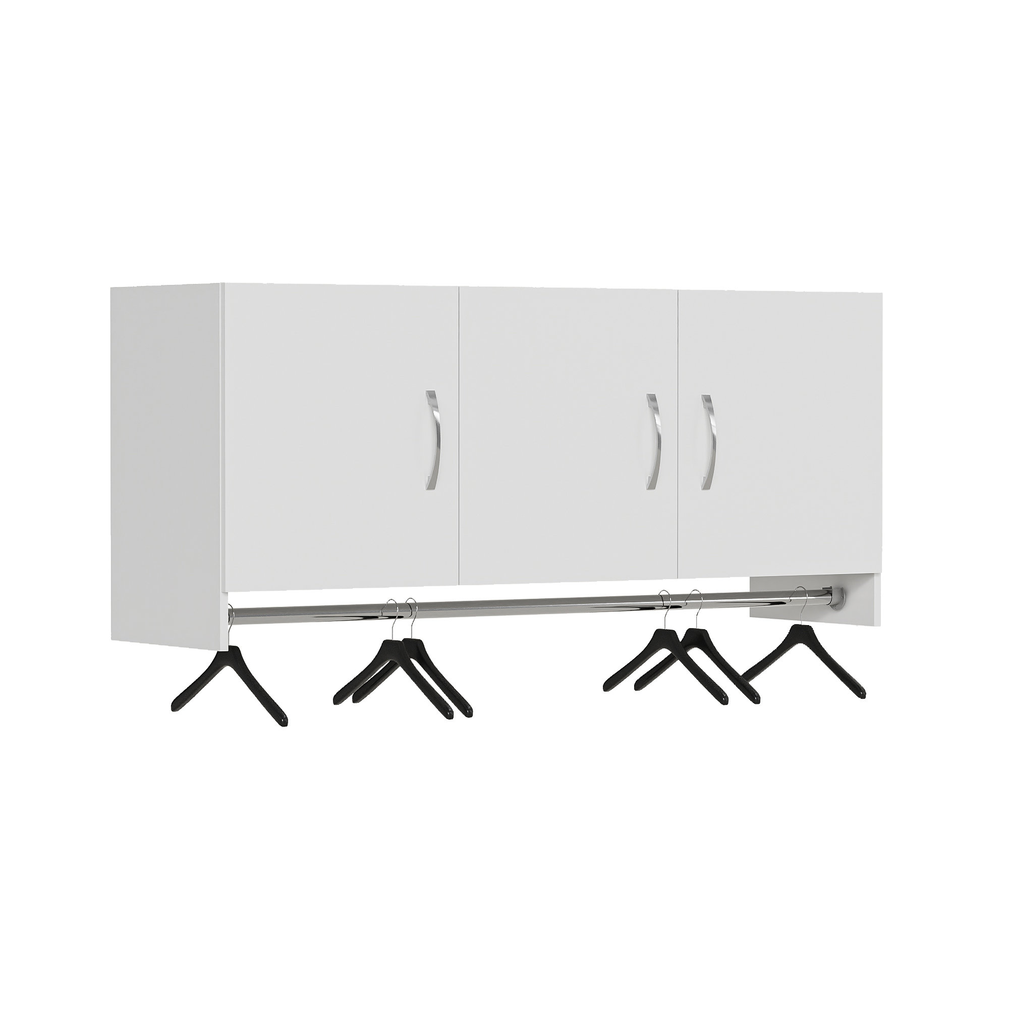 WFX Utility™ 3-Door Wall Cabinet with Hanging Rod and Adjustable Shelf ...