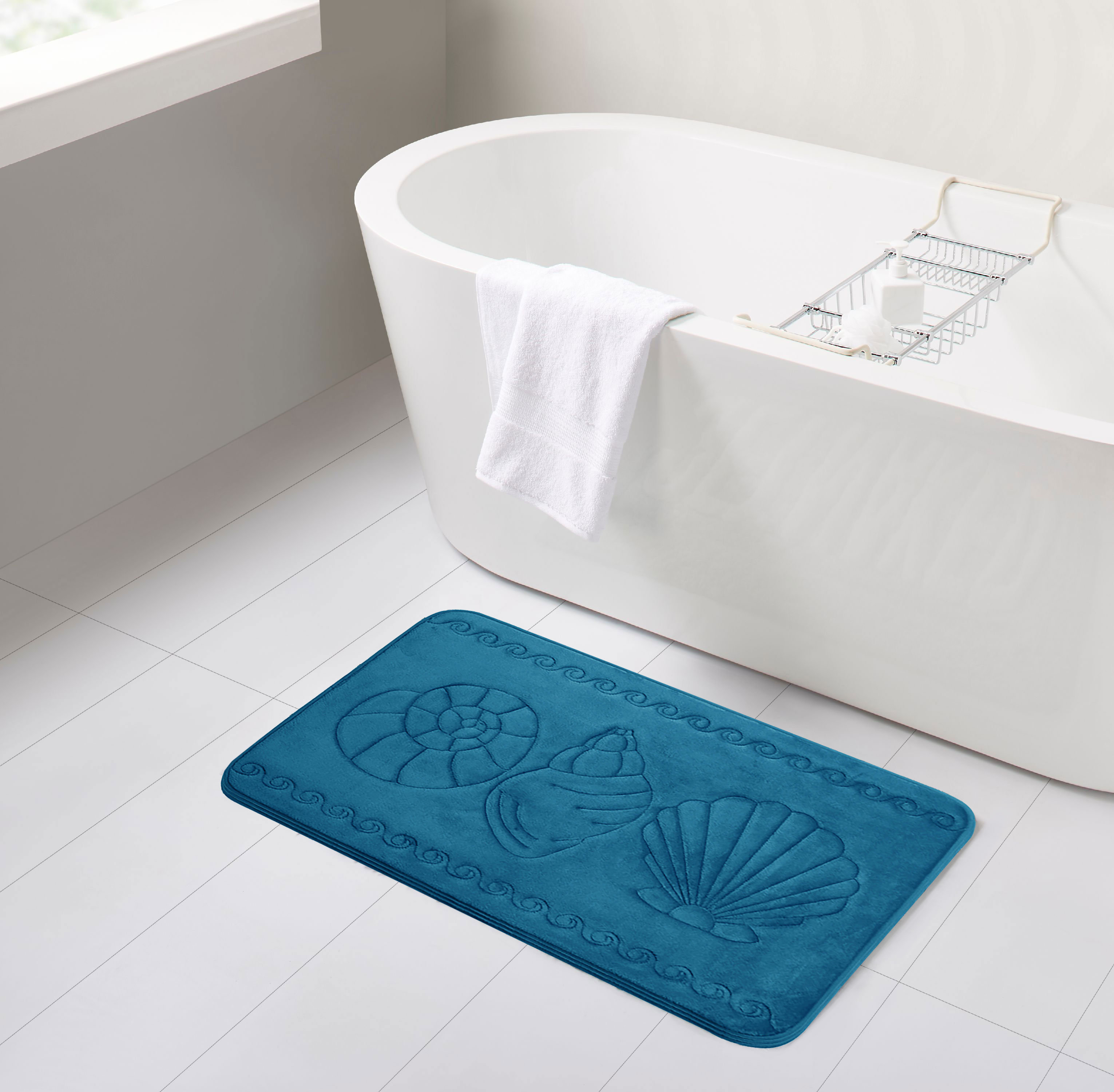 Cathay Home, Inc Sea Shell Bath Rug & Reviews - Wayfair Canada