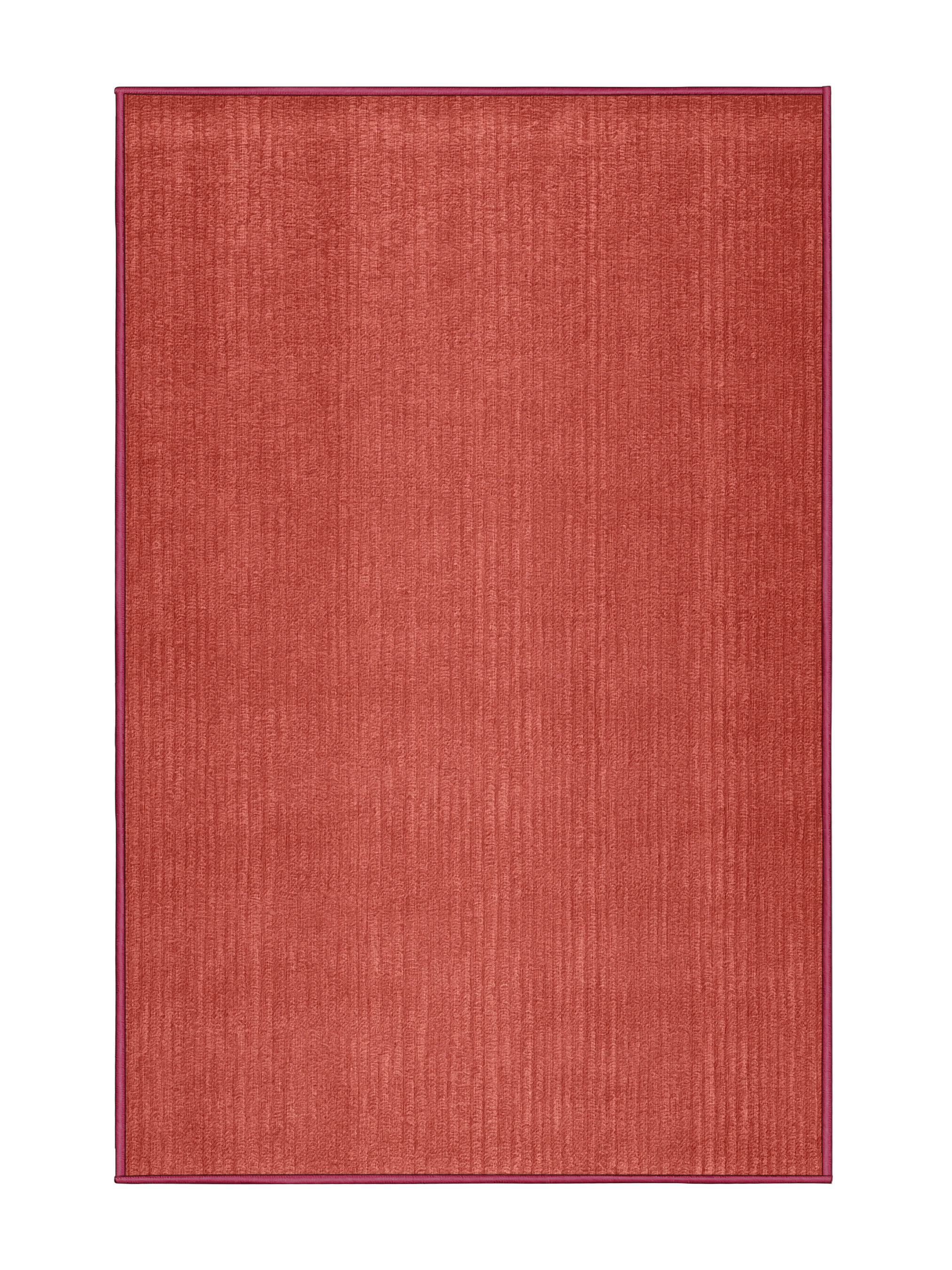 Hokku Designs Machine Washable Solid Red Area Rug | Wayfair