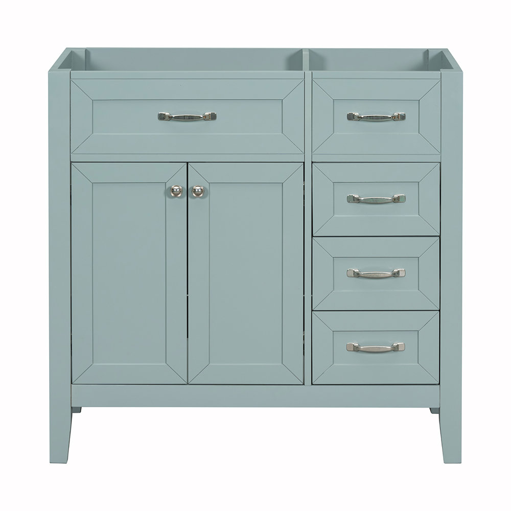 Winston Porter Rahel 35 5 Single Bathroom Vanity Base Only Wayfair