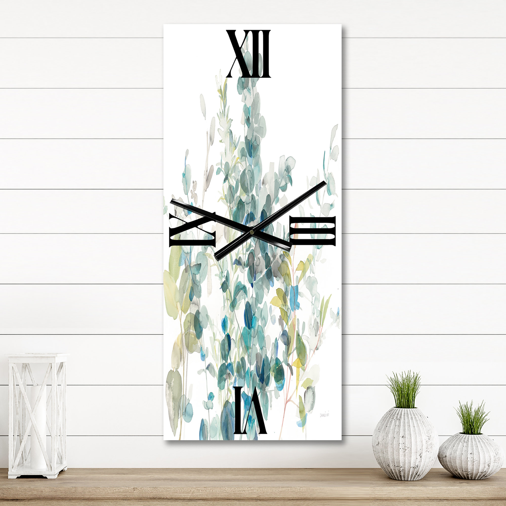 East Urban Home Eucalyptus Natural Element - Traditional Wall Clock ...