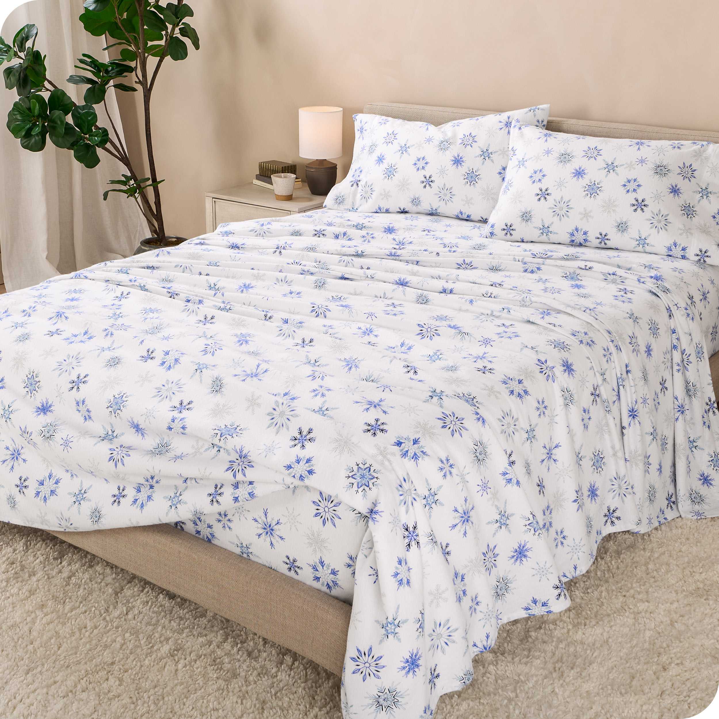 Bare Home Cotton Flannel Winter Sheet Set | Wayfair