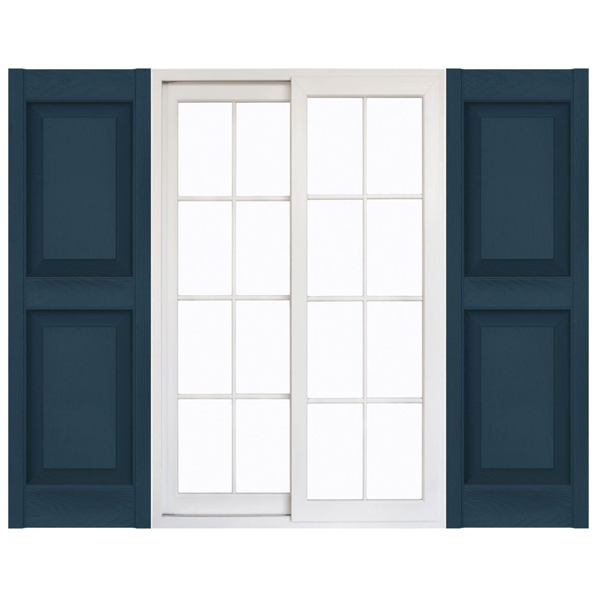 Mid America Mid-America Vinyl, Custom Two Equal Panels, Raised Panel ...