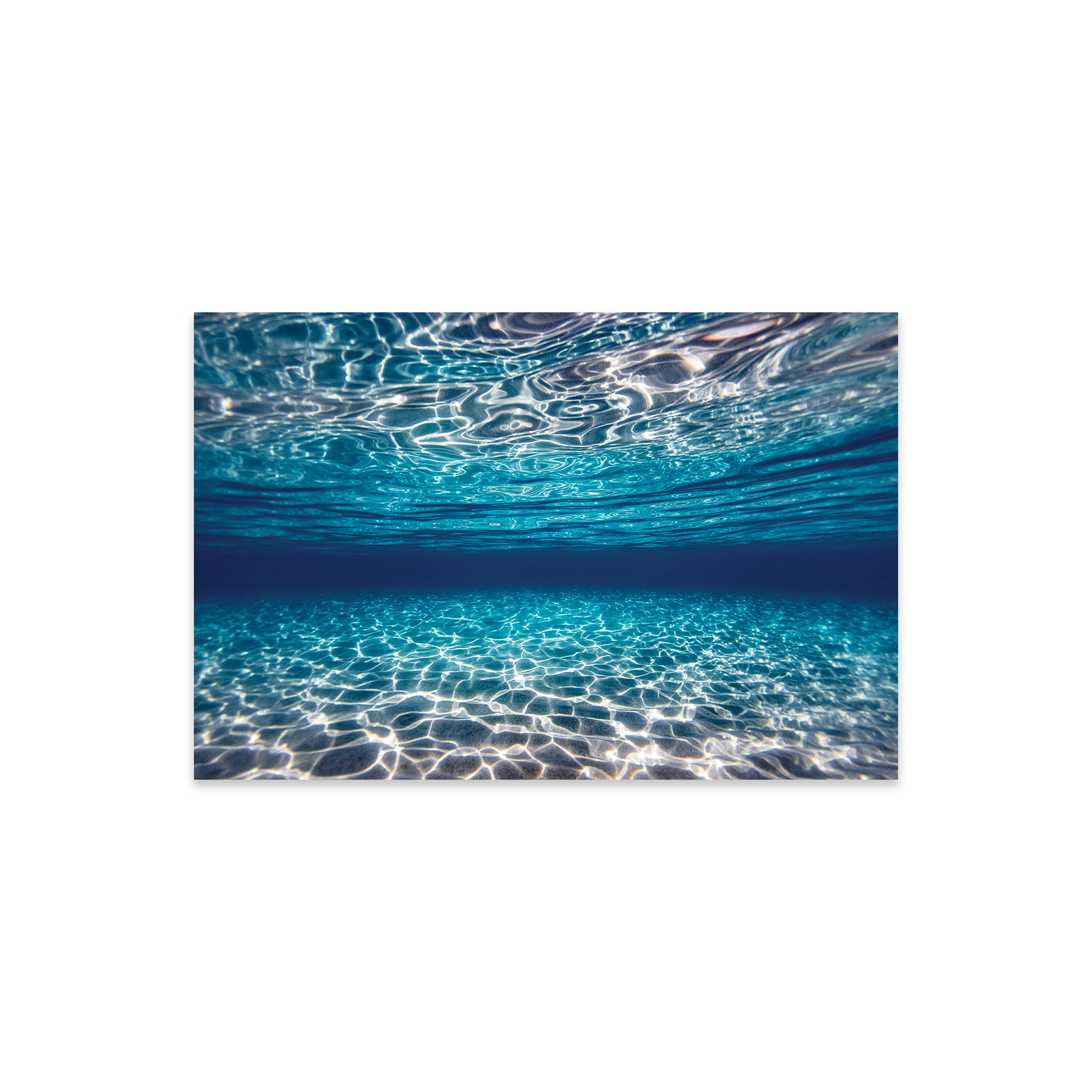 Dovecove Blue Clarity I On Plastic/Acrylic by Sean Davey Print | Wayfair