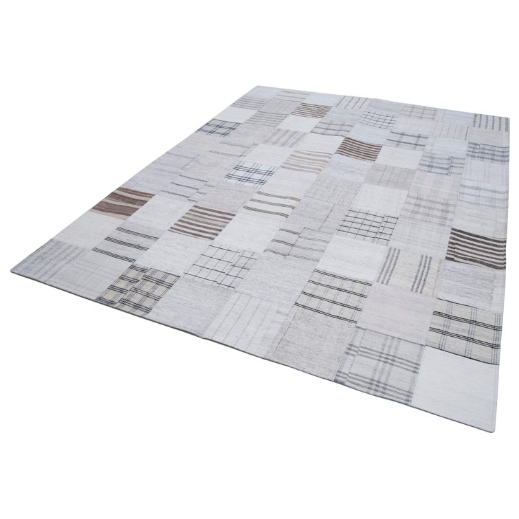 Hargun Kırk Yama Patchwork Hand Woven Hand Knotted 245 X 304 White Area ...