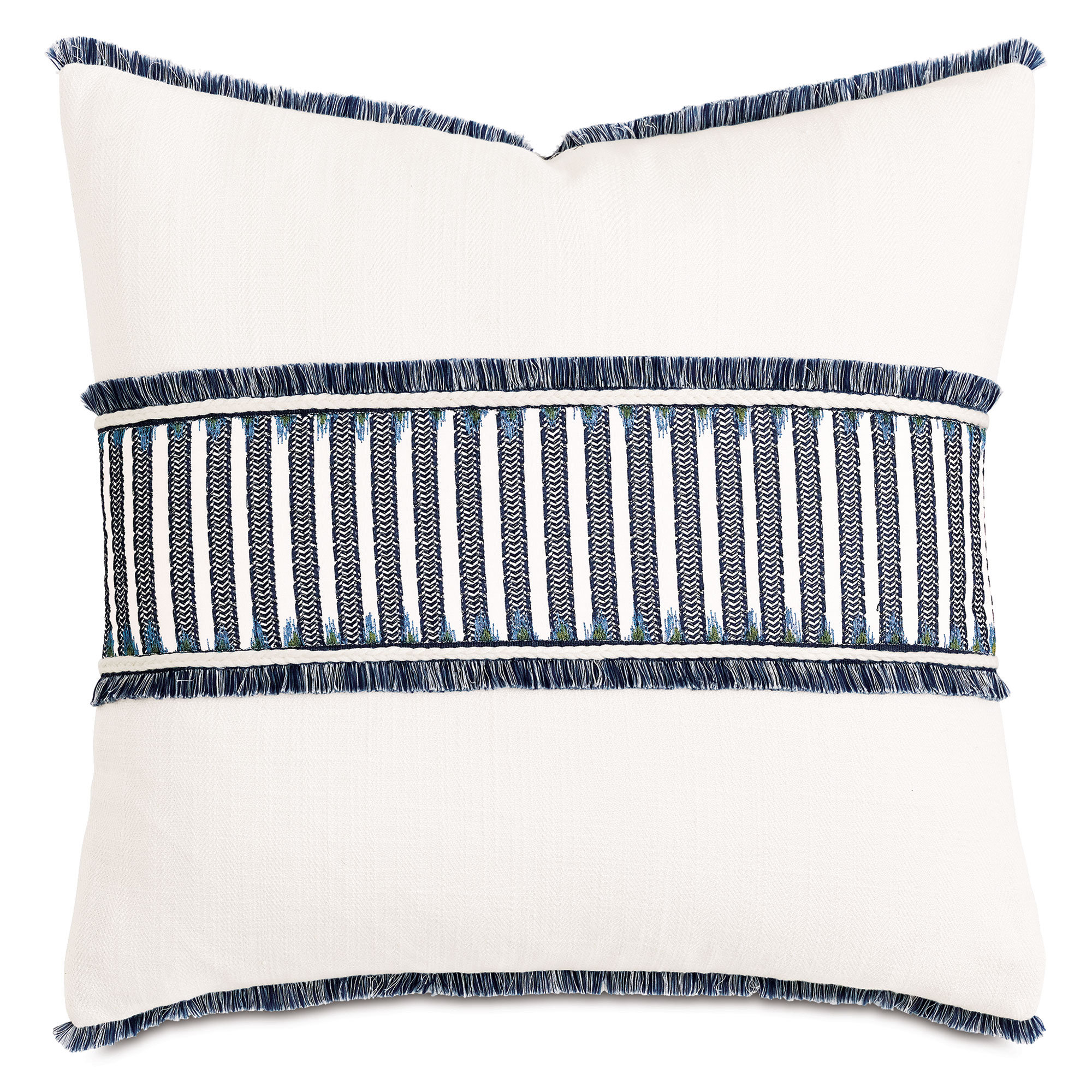 Eastern Accents Corona Del Mar Polyester Throw Square Pillow Cover ...