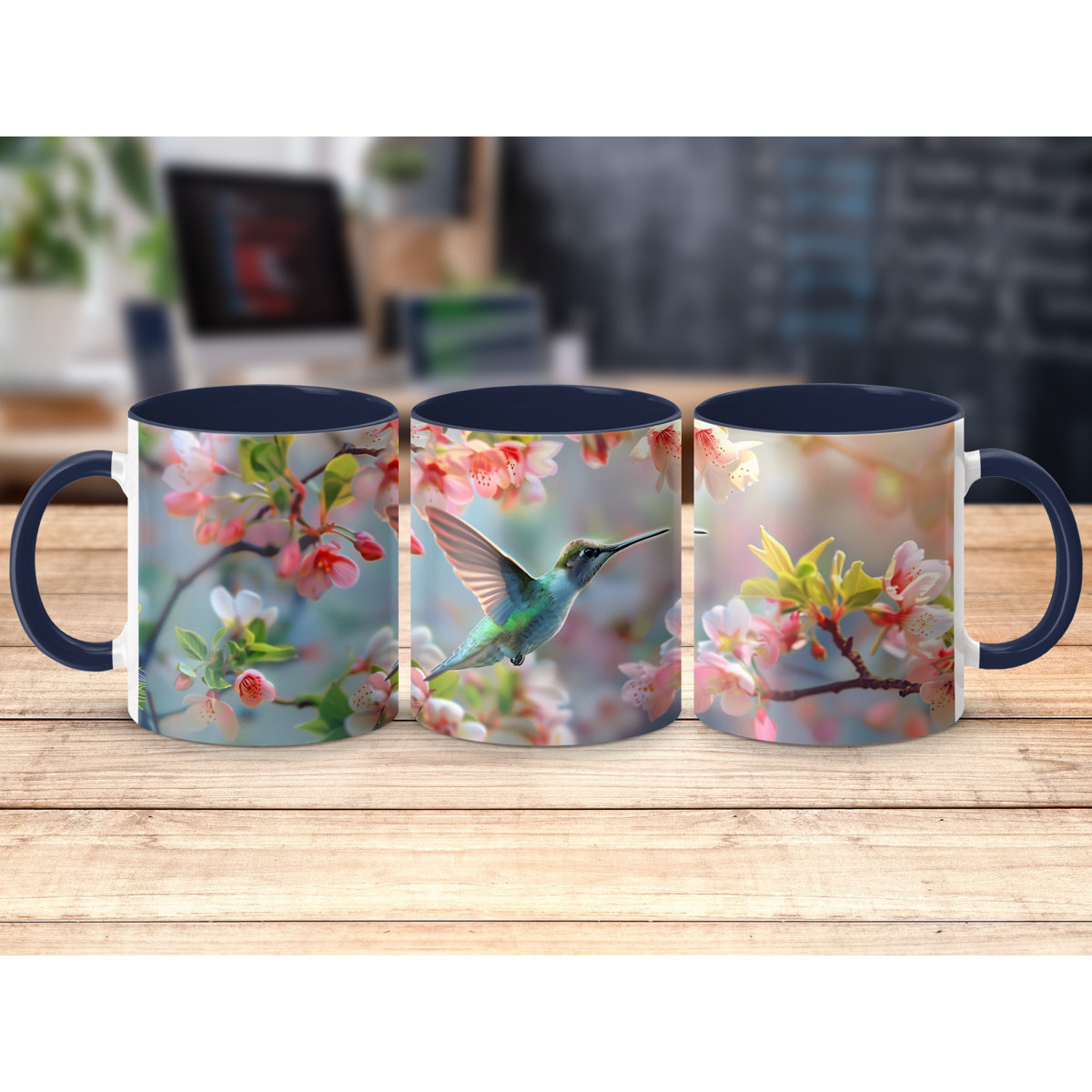East Urban Home Set of 2 Realistic Animal Design 11oz Accent Mugs ...