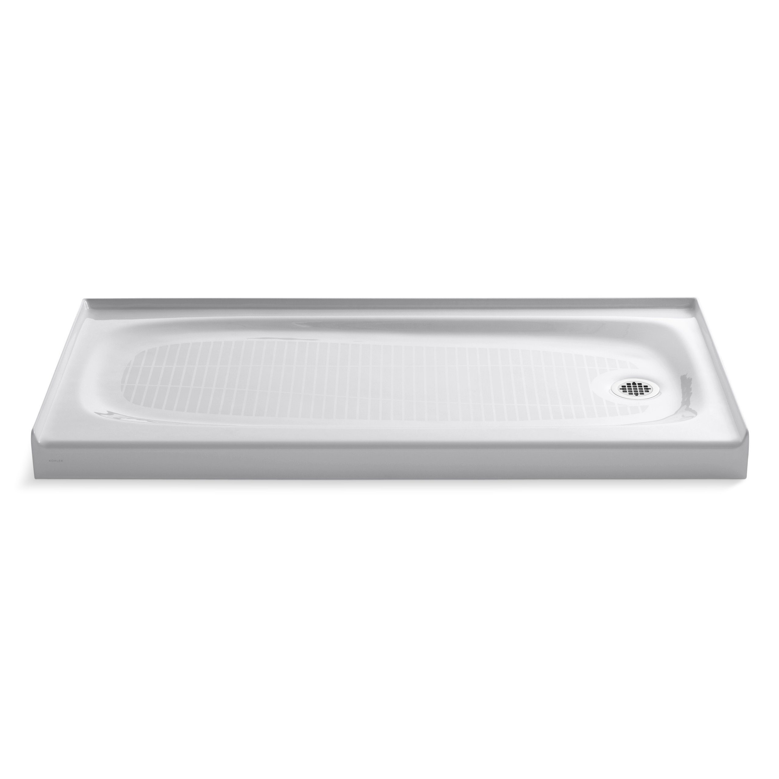 Kohler Salient® 60" x 30" Cast Iron Rectangular Single Threshold Alcove ...
