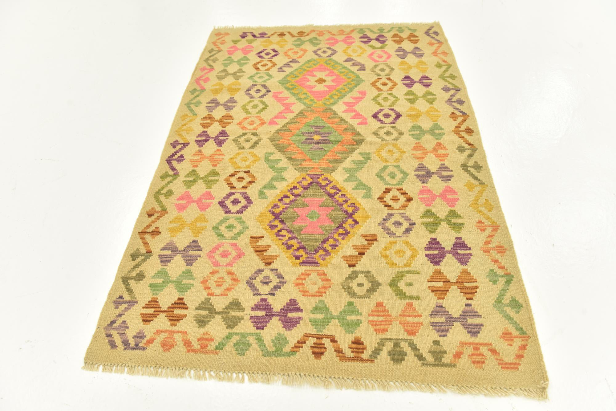 Isabelline Navarro Light Beige Rug | Wayfair