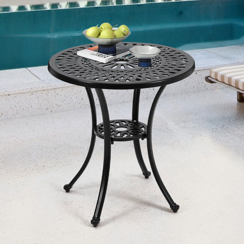 Astoria Grand Round 2 - Person 60Cm L Outdoor Bistro Table | Wayfair.co.uk