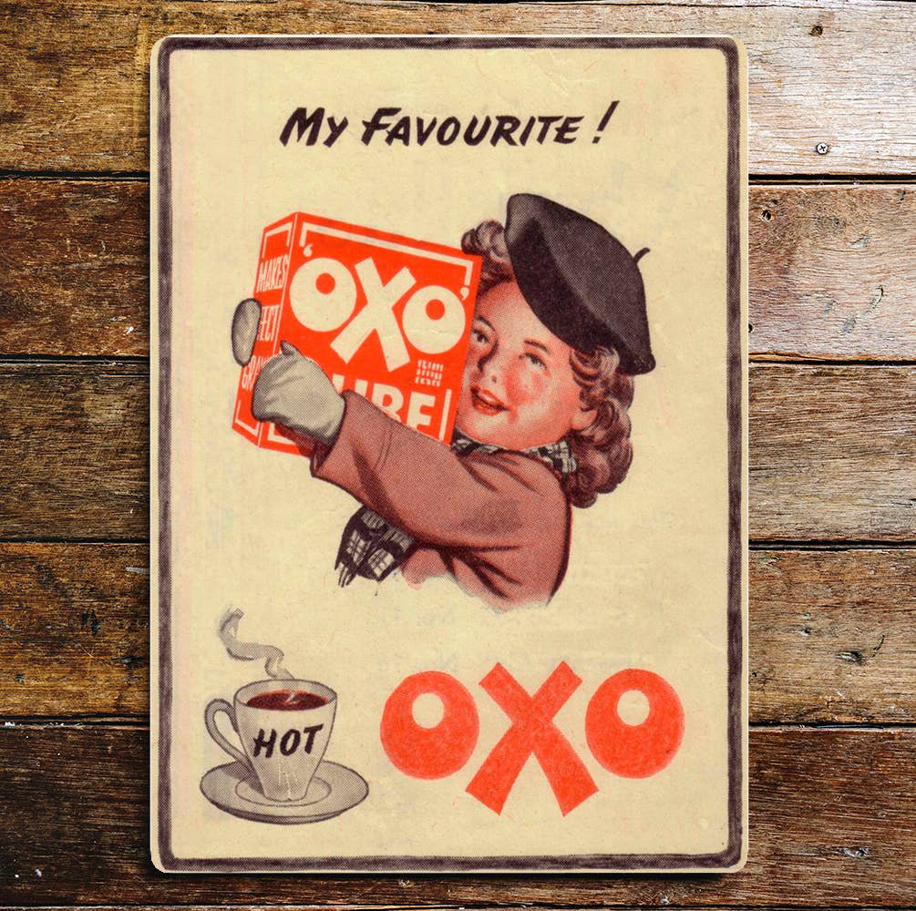 East Urban Home Oxo Cube My Favourite Hot - Metal Sign | Wayfair.co.uk
