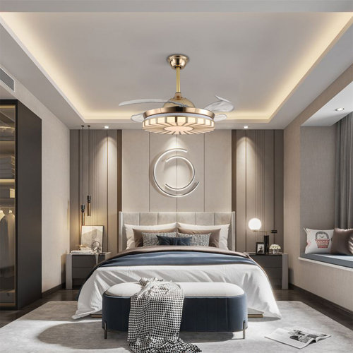 Mercer41 Celsie 42" Ceiling Fan with LED Lights & Reviews | Wayfair