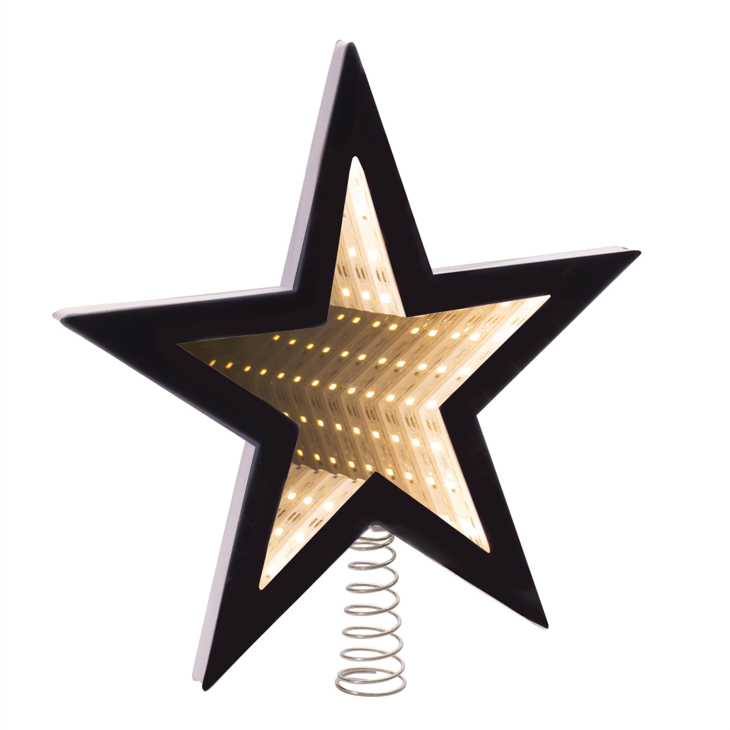 The Holiday Aisle® Star Kanija Light Christmas Tree Topper 9.75"H | Wayfair