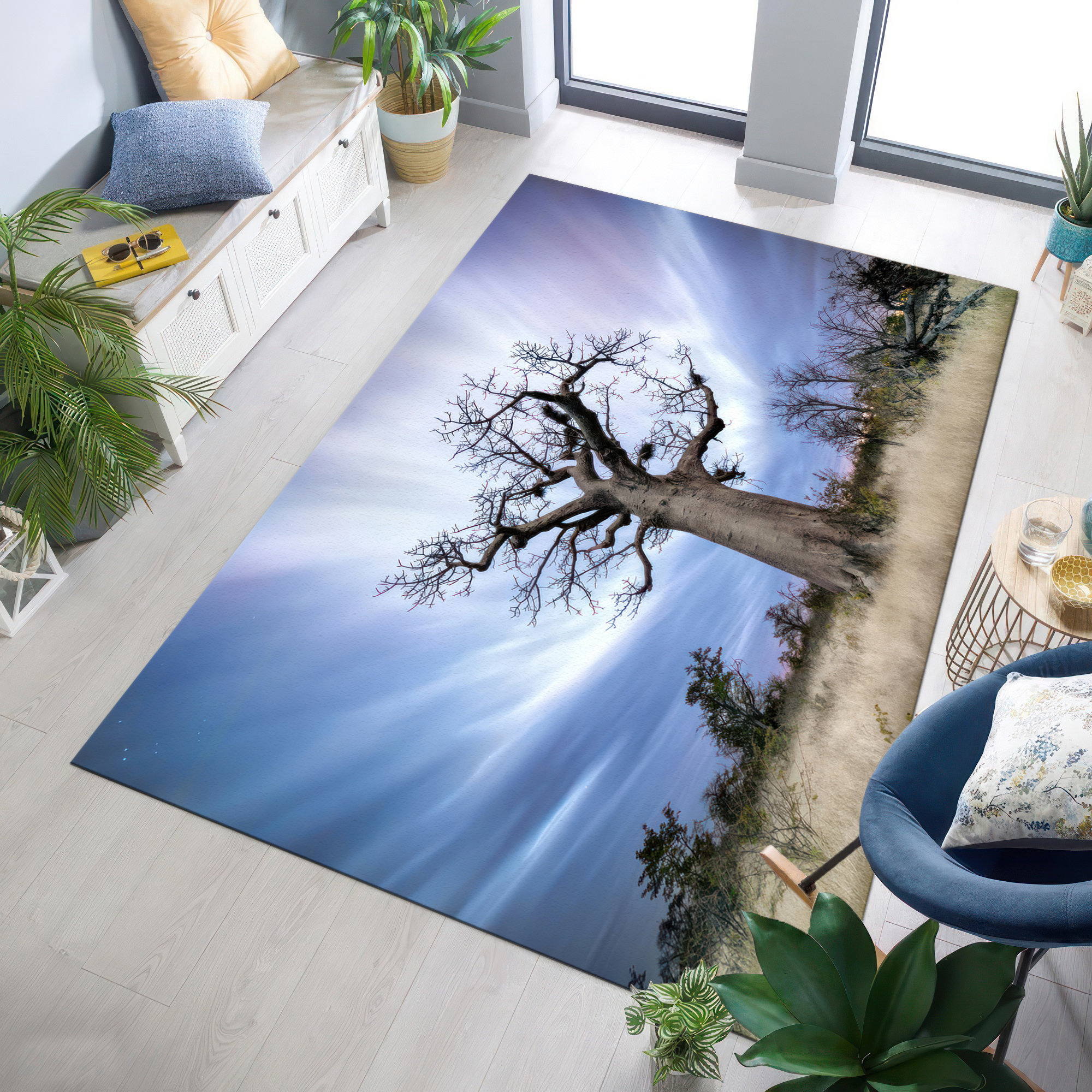 Latitude Run® Exquisite Soft Pile Rug Designed with Intricate Abstract ...