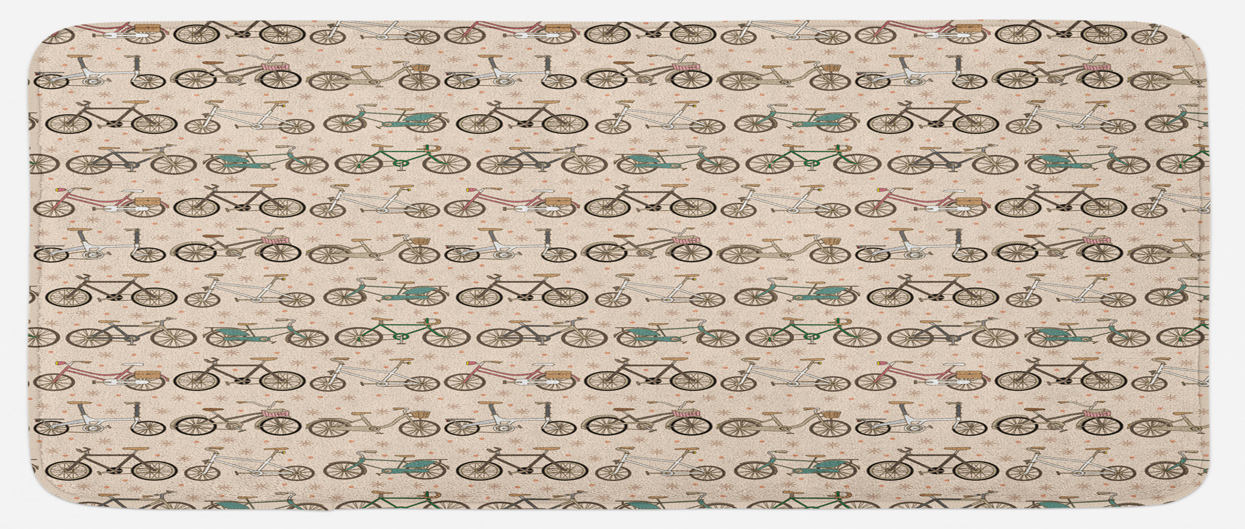 East Urban Home Bicycle Kitchen Mat | Wayfair