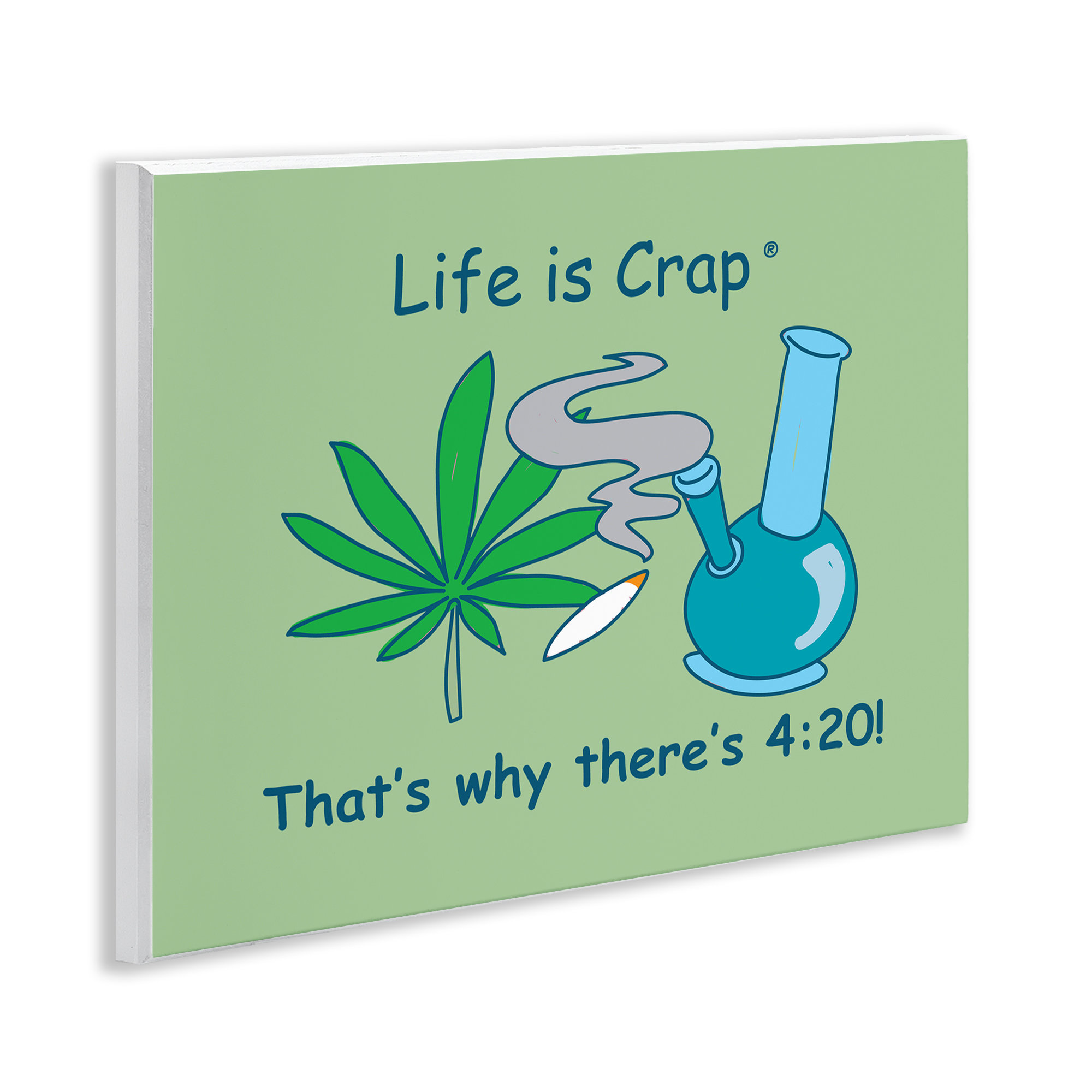 Dakota Fields Funny That's Why 420 Wall Plaque Art by LIC | Wayfair