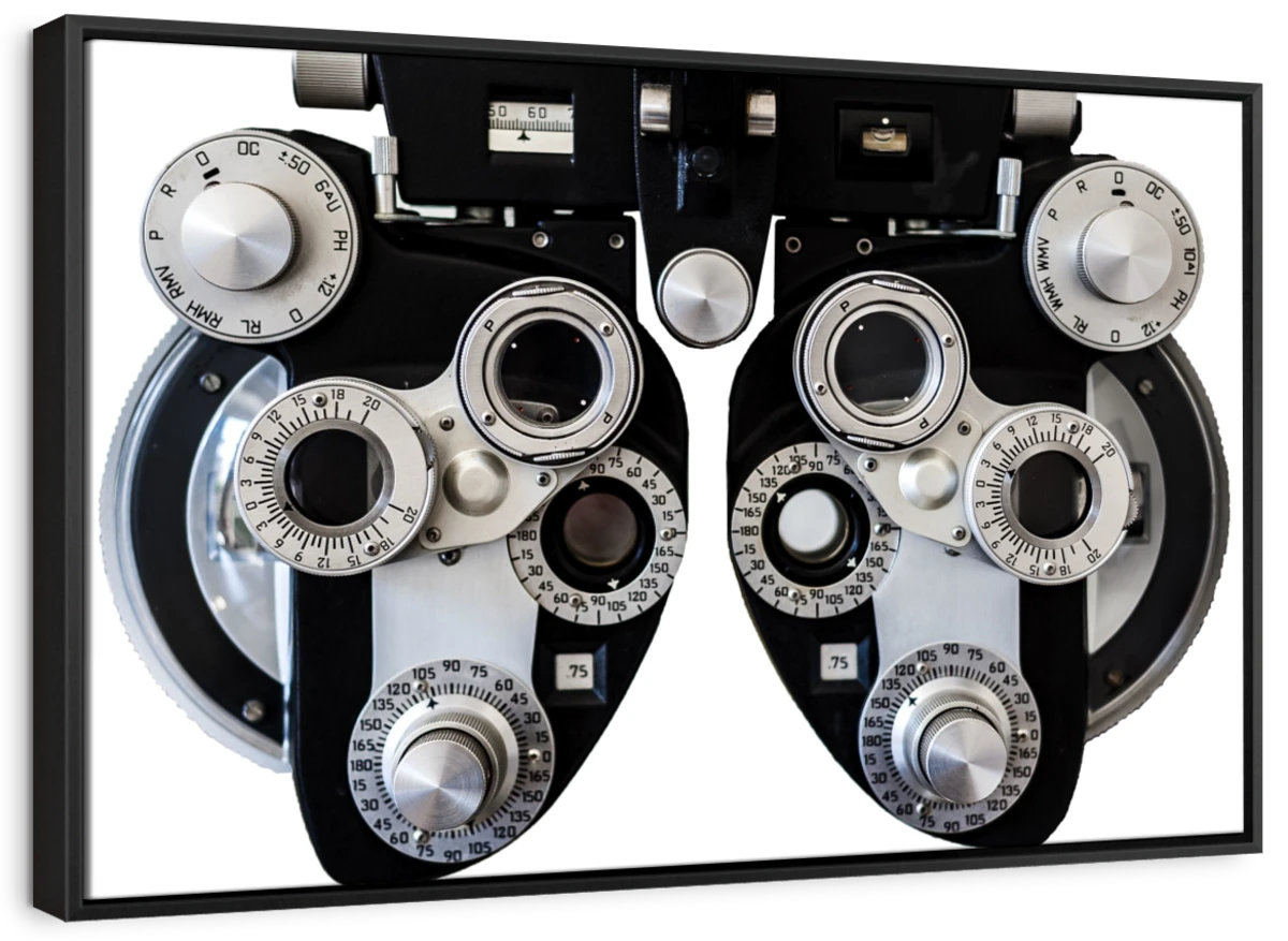 17 Stories Optical Phoropter Canvas Print | Wayfair