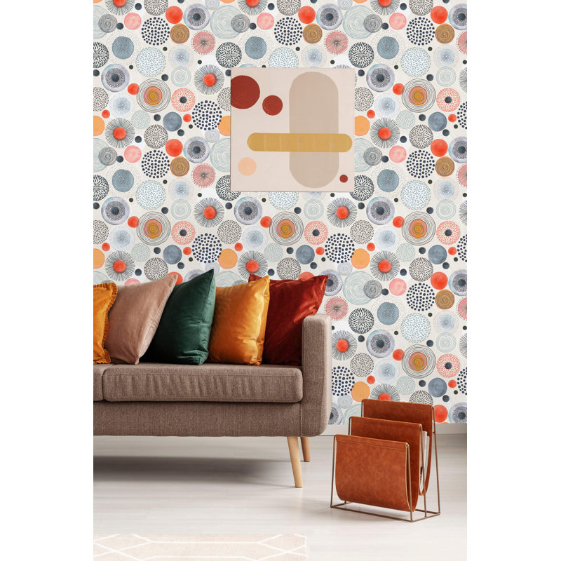 Red Barrel Studio® Ataly Peel & Stick Geometric Roll & Reviews | Wayfair