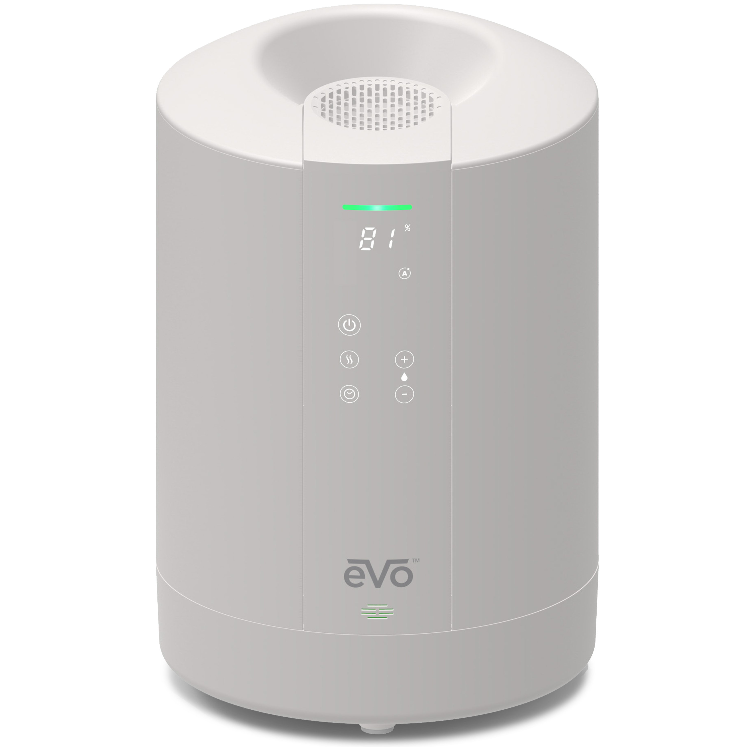 Evo Warm Mist Evaporative Tabletop Humidifier with Adjustable ...