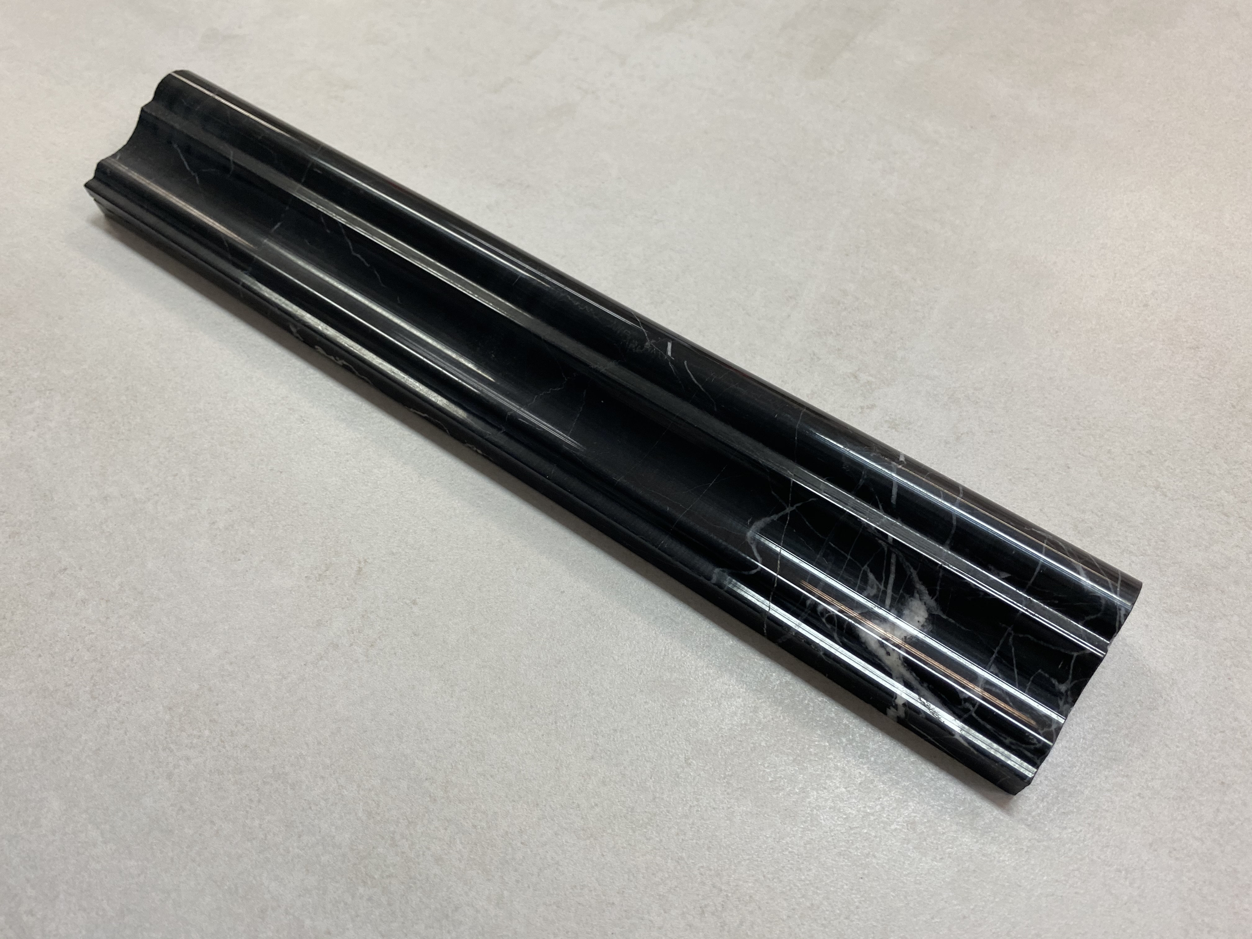 ES Stone 12" L x 2" W Chair Rail Tile Trim | Wayfair