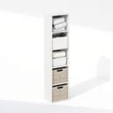 Ebern Designs Shavon 5-Tier Open Shelf Multipurpose Closet & Clothing ...