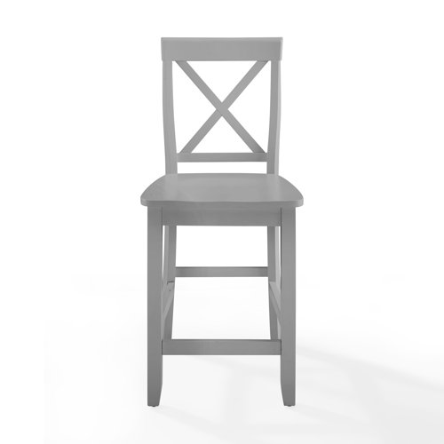 Three Posts™ Diamondback Solid Wood 24'' Short Counter Stool & Reviews ...