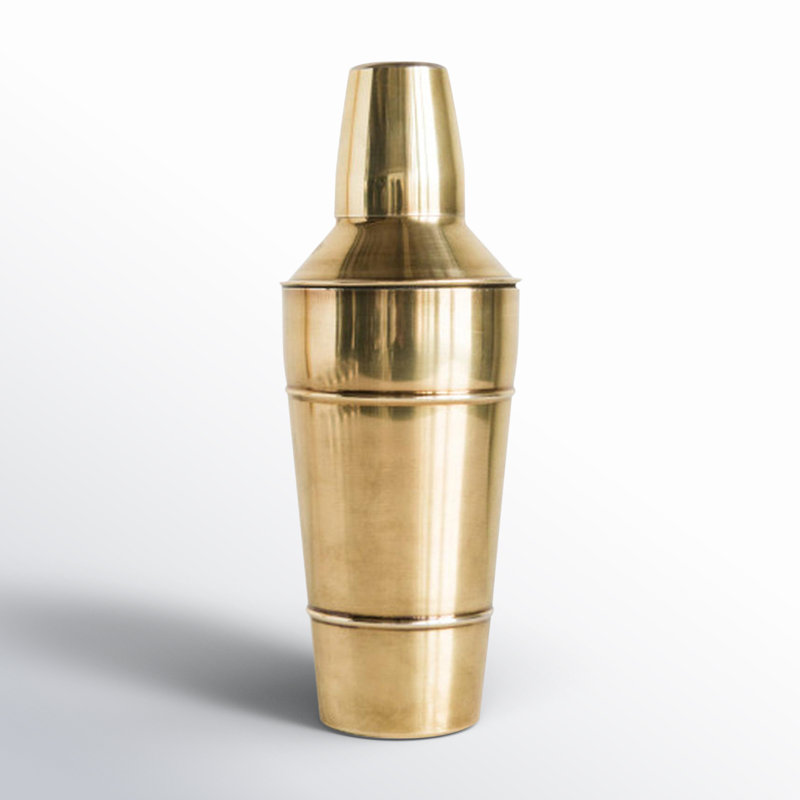 Birch Lane™ Gerbera Round Stainless Steel Cocktail Shaker | Wayfair