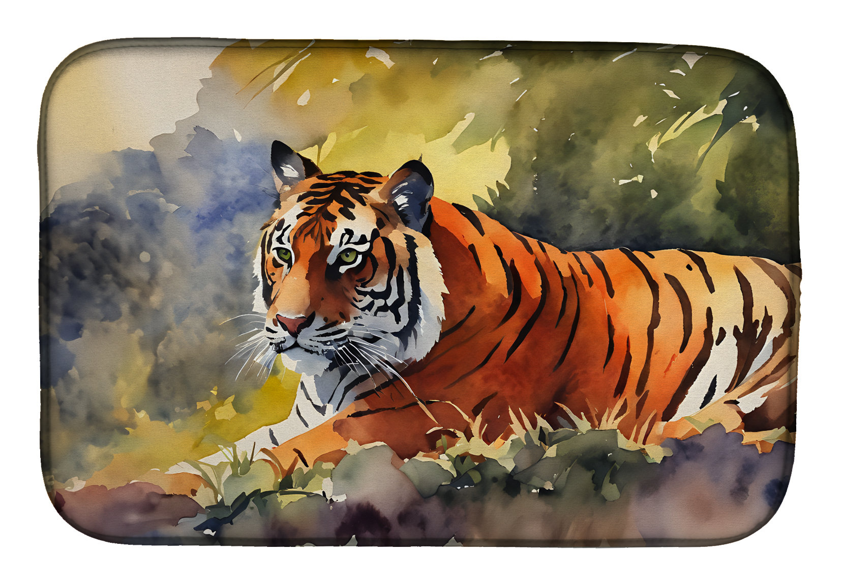 Caroline's Treasures Bengal Tiger Dish Drying Mat - Wayfair Canada