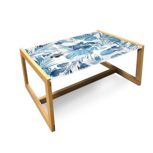 East Urban Home Leaf Coffee Table, Island Ocean Beach Sea Inspired ...