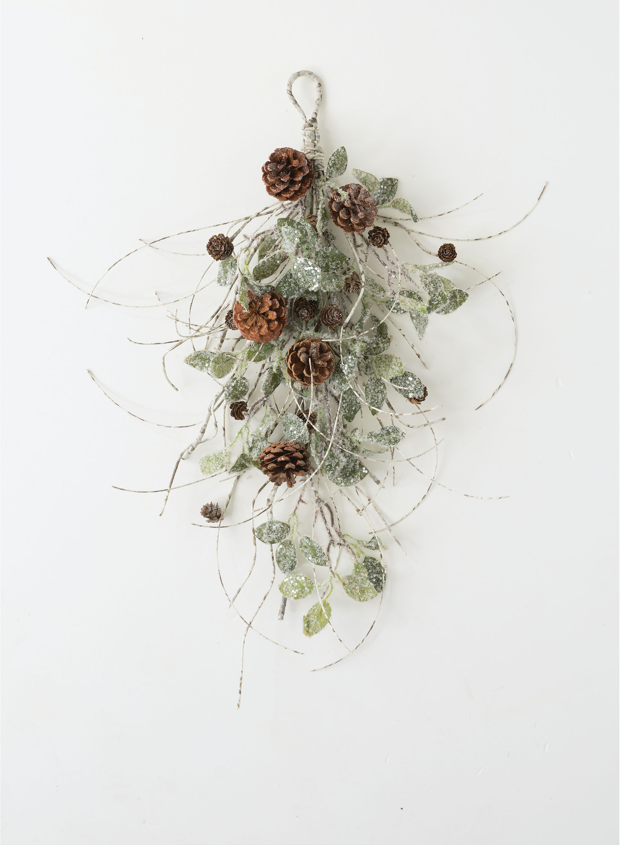 Millwood Pines 1.5' Birch, Leaf, and Pinecone Swag & Reviews | Wayfair