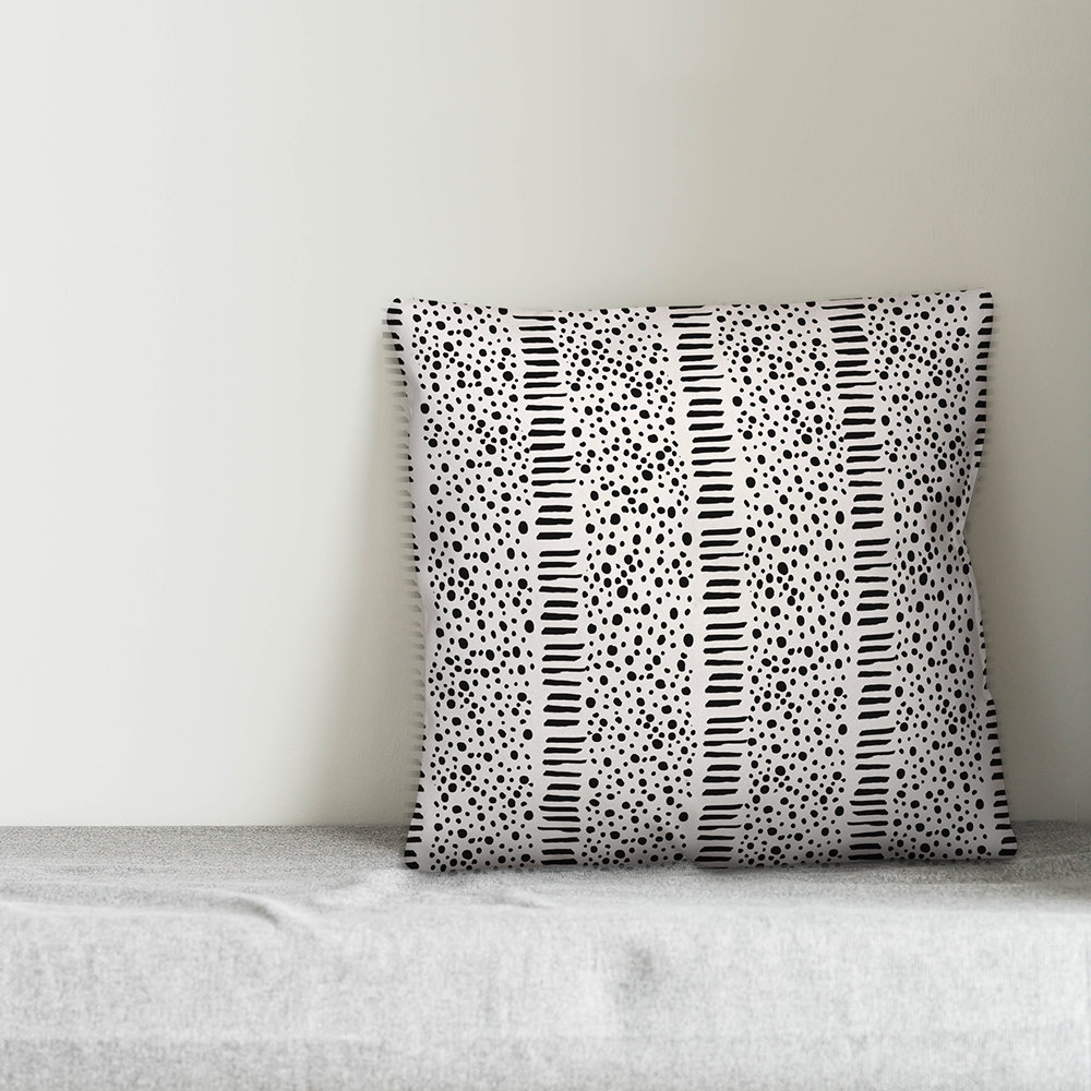 Designs Direct Creative Group Dashes Throw Pillow | Wayfair