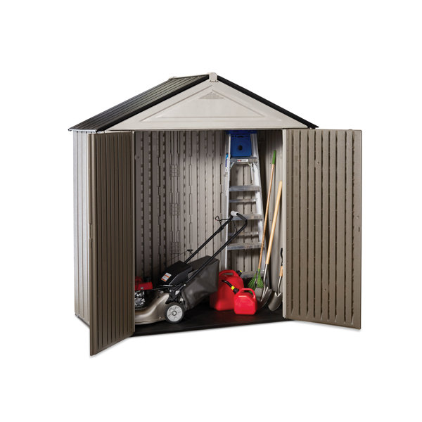Rubbermaid Big Max Junior 3 ft. 5 in. x 7 ft. Storage Shed & Reviews ...