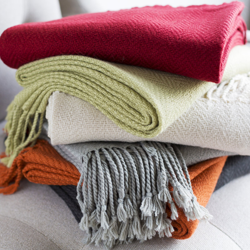 Three Posts™ Jetton Knitted Throw Blanket & Reviews | Wayfair