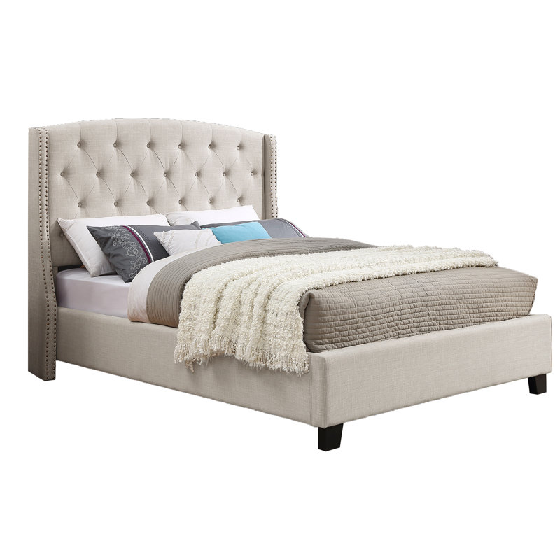 Lark Manor™ Wingback Upholstered Bed | Wayfair