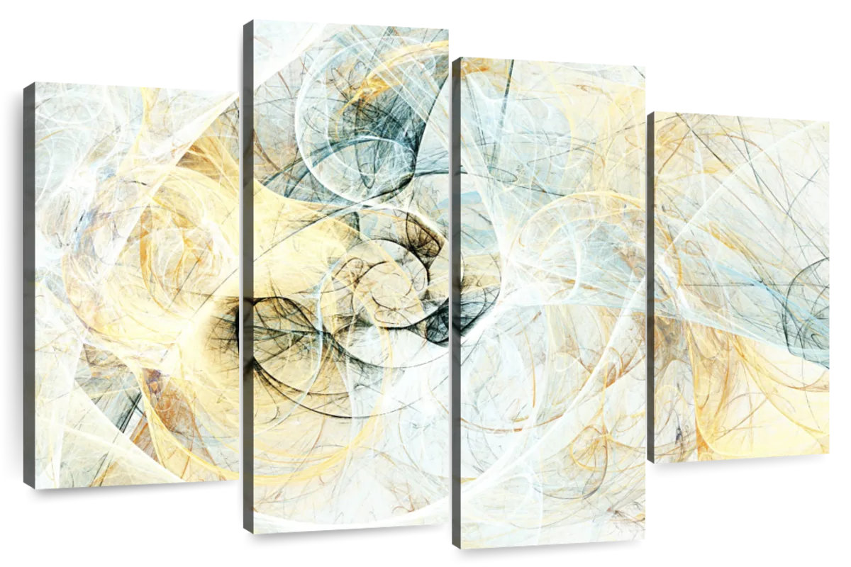Elephant Stock Modern Abstract Swirls | Wayfair
