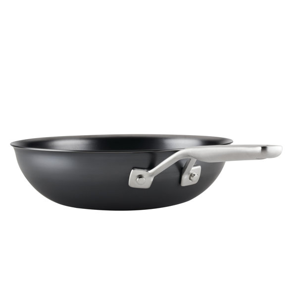 Kitchenaid Nitro Carbon Steel Stir Fry Pan / Wok Pan, Stainless Steel ...