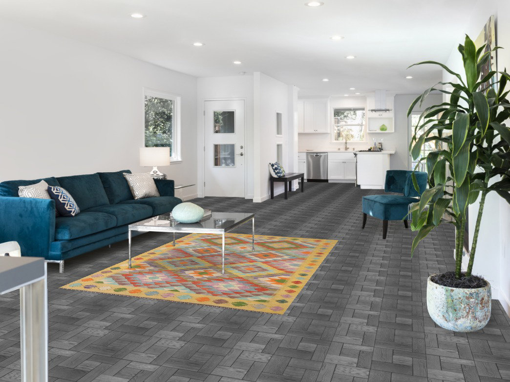 Dakota Fields Geometric Kilim Oriental Area Rug 5x7 - Wayfair Canada