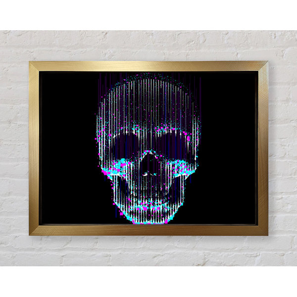 Happy Larry Distorted Skull Framed Print | Wayfair.co.uk