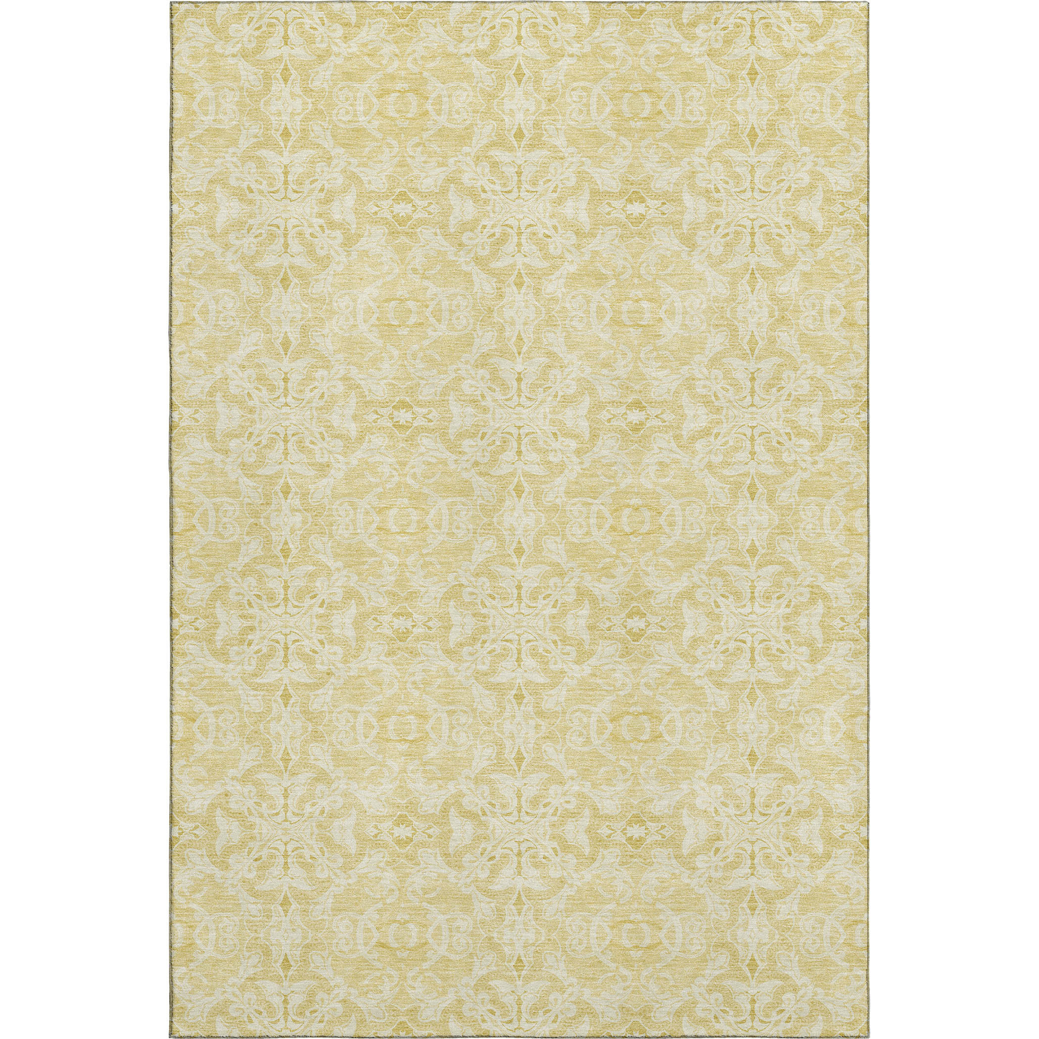 Addison Rugs Premium Machine Washable Mayfield Gold Rug | Wayfair