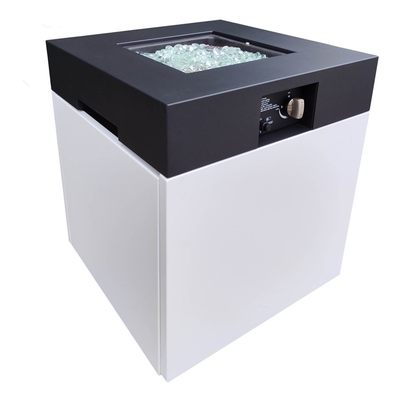 Paramount Pebble Aluminum Propane Fire Pit Table | Wayfair