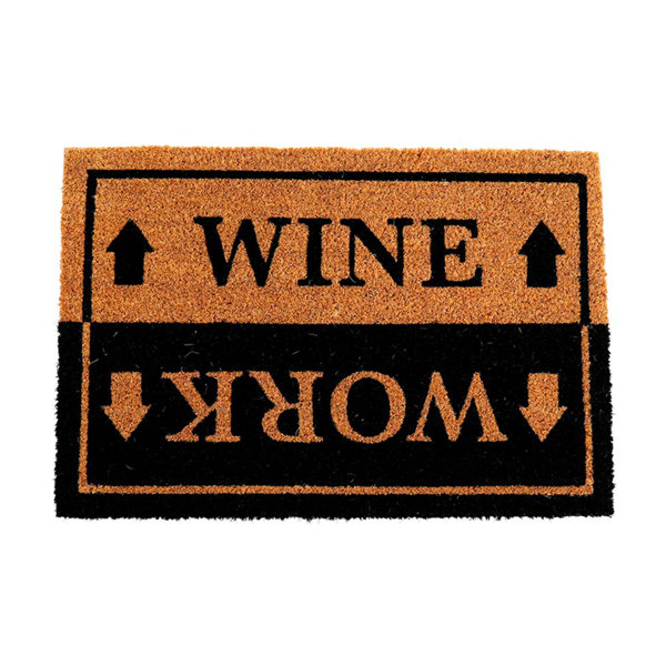 Happy Larry Risley 40 x 60 cm Non-Slip Indoor Door Mat | Wayfair.co.uk