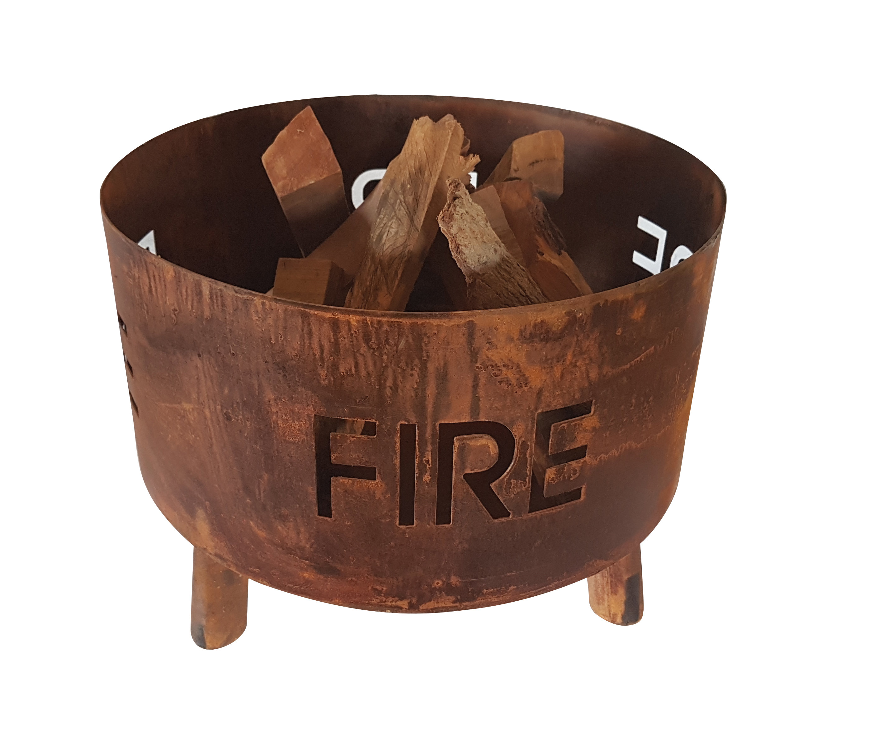 Redfire Fulla 50cm Round Steel Fire Pit Log Grate | Wayfair.co.uk