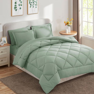 Enviohome Barnicoat Microfiber Reversible Comforter Set & Reviews | Wayfair