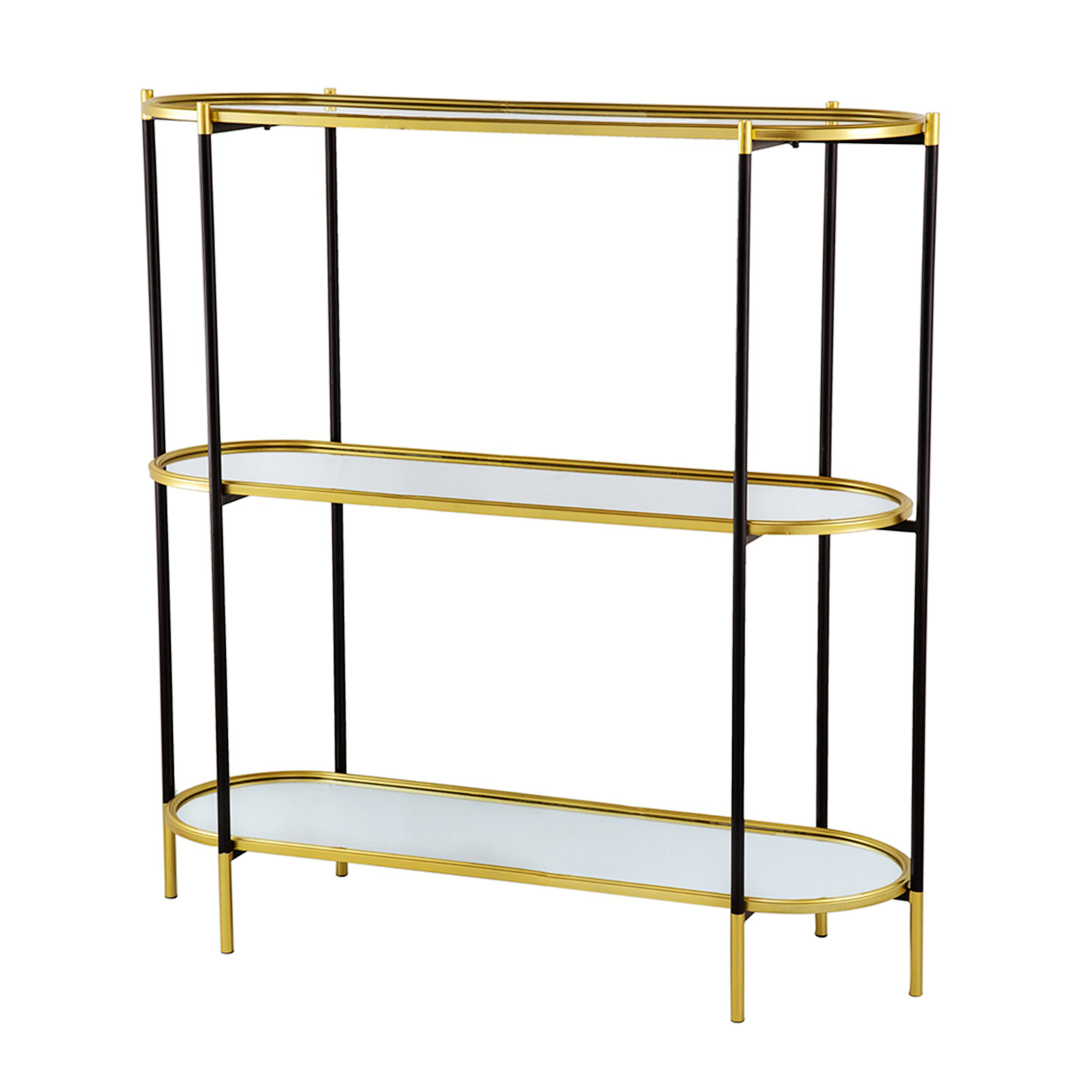 Hokku Designs 3-Tier Metal Console Table | Wayfair