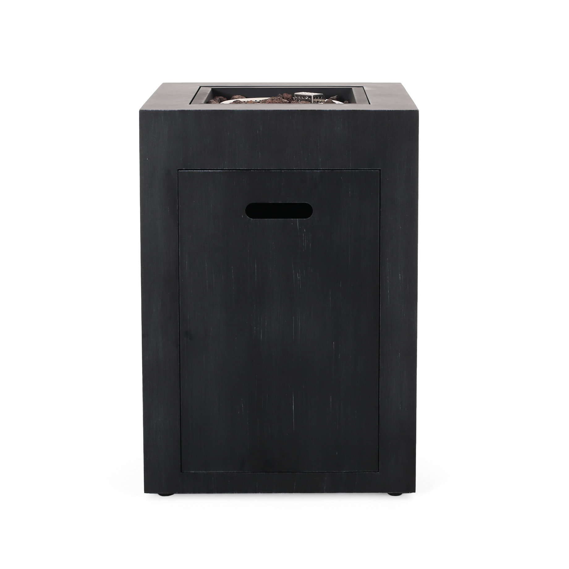 Latitude Run® 30,000 Propane Fireplace, 19.5" Square, Powder-Coated ...