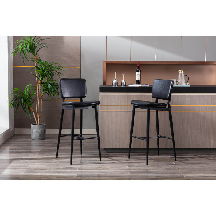 Corrigan Studio® Mori Polyurethane Bar Stools | Wayfair