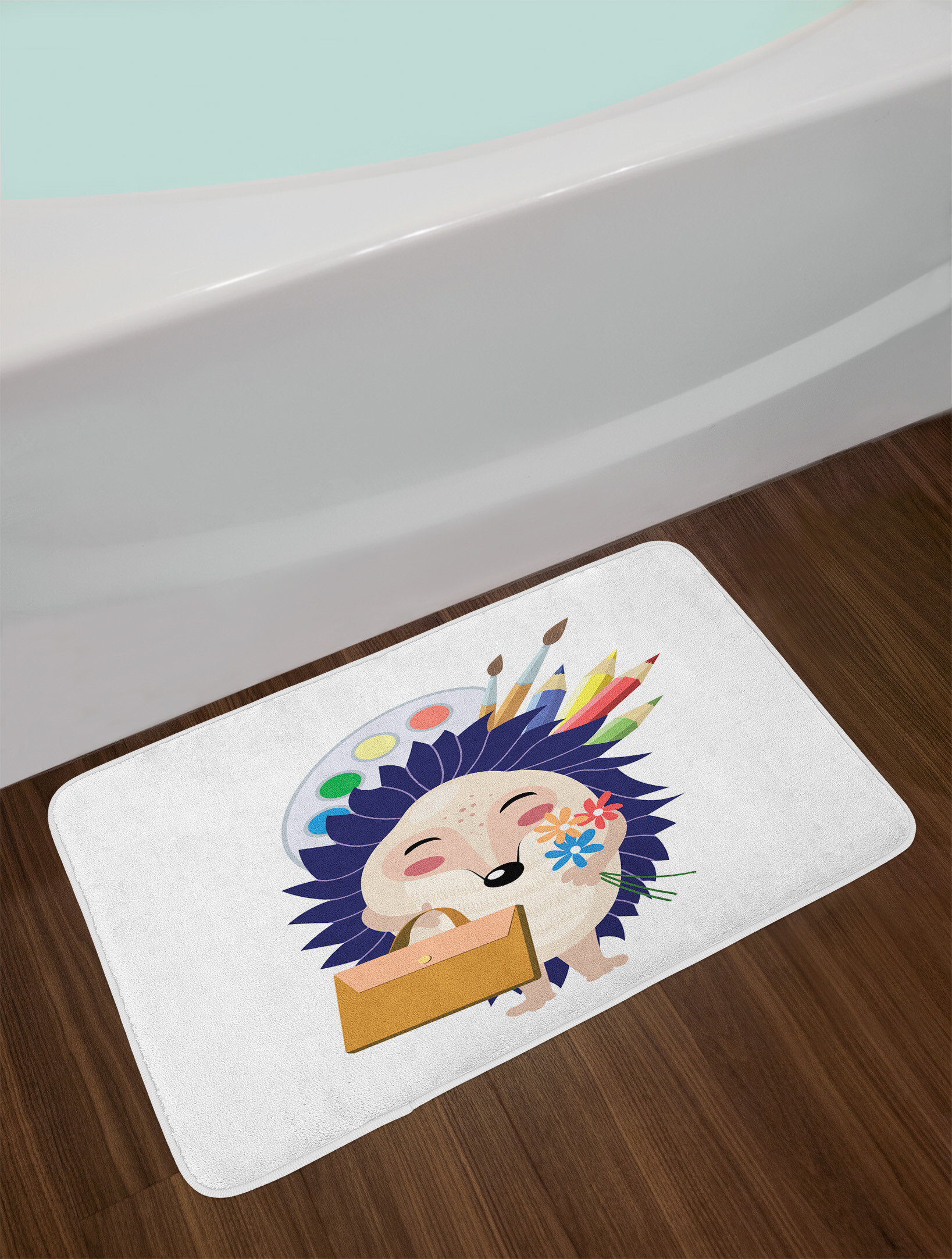 East Urban Home Lebria Bath Mat | Wayfair