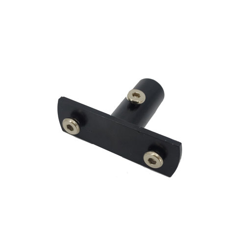 FixtureDisplays Metal Tube Flange Mounting Bracket Pole Top Mount Floor ...