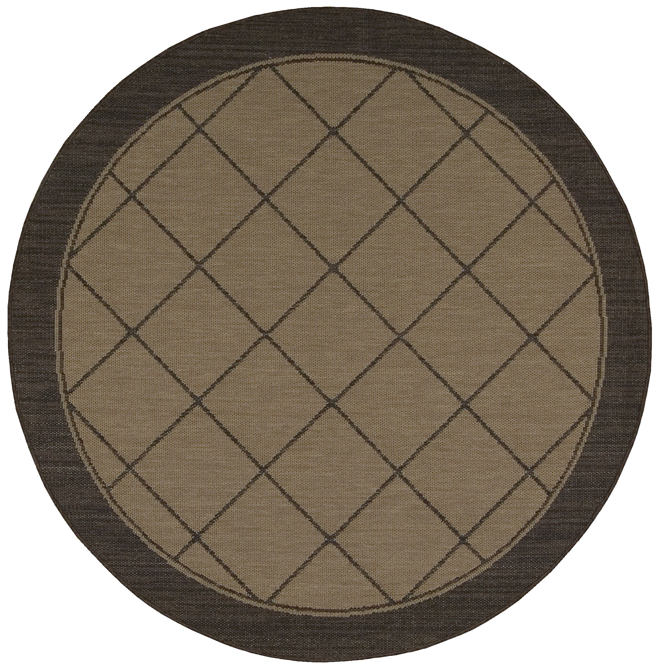 Ebern Designs Patio Nature Outdoor Round Rug | Wayfair